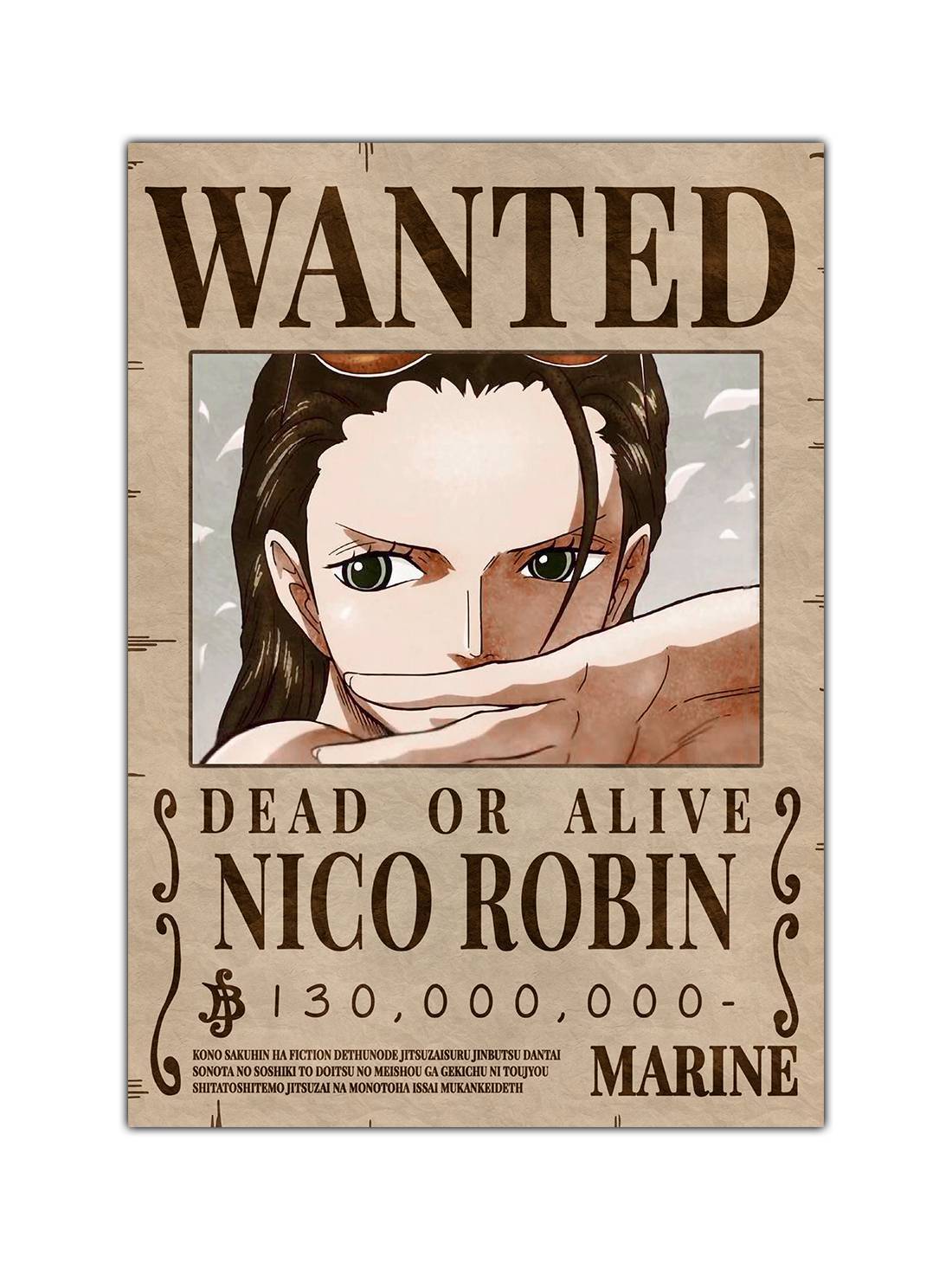 Nico Robin Wanted Bounty Poster – Comicsense